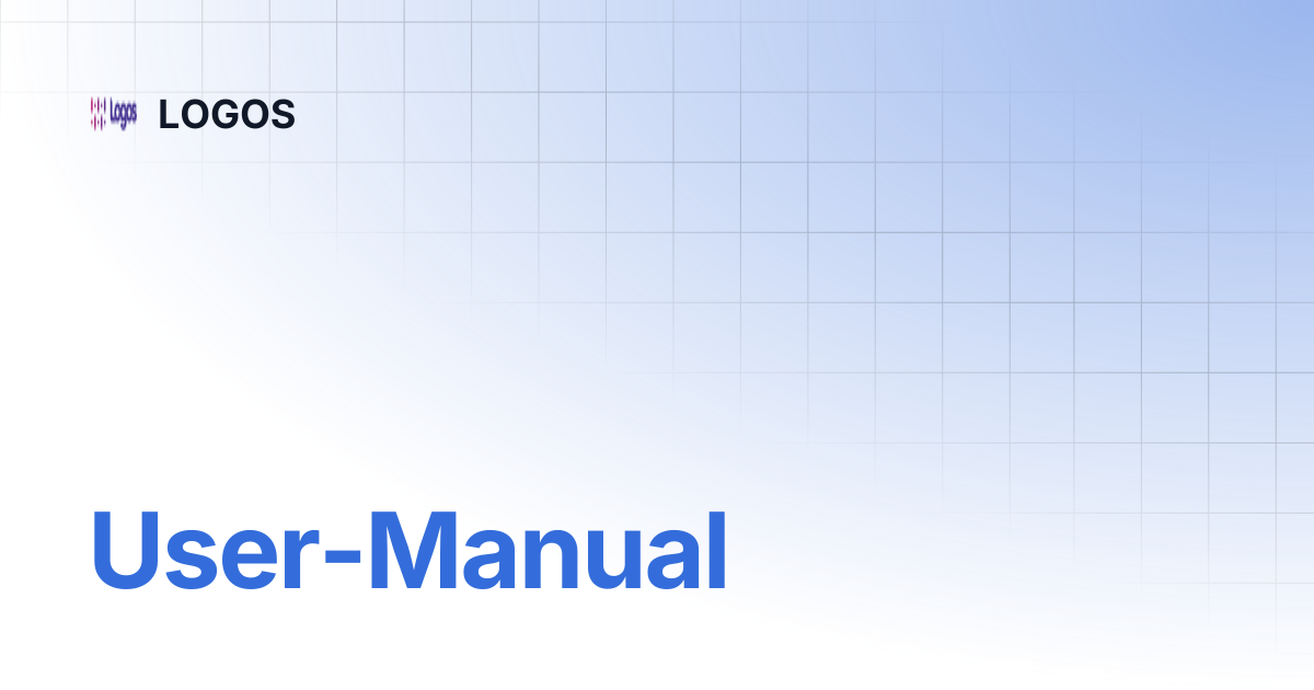 User-Manual | LOGOS
