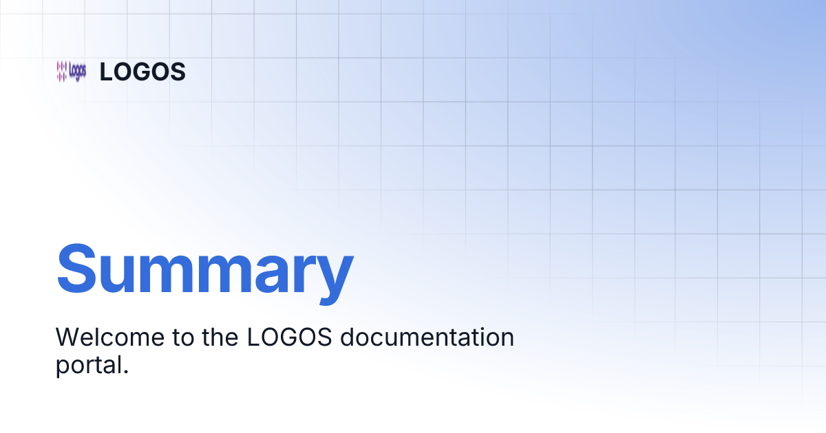 Summary | LOGOS